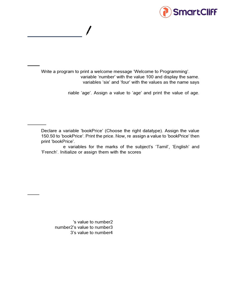 Basics - Variables Datatypes and Type Conversion | PDF Basics - Variables Datatypes and Type Conversion | PDF