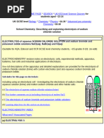 Chlor-Alkali Process Overview for Class 10 | PDF | Sodium Chloride ...