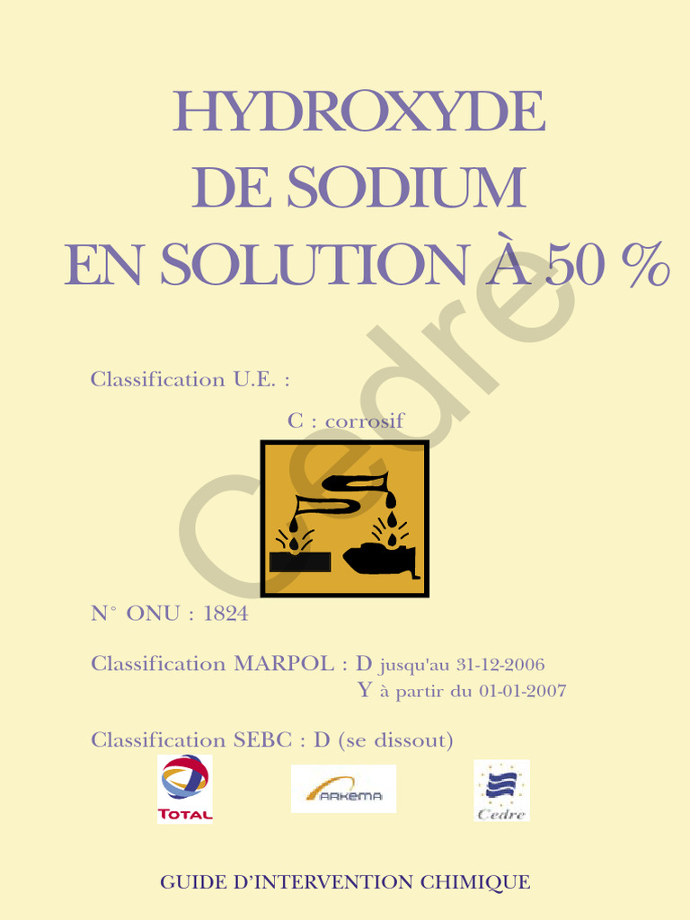 Hydroxyde de Sodium - Filigrane | PDF
