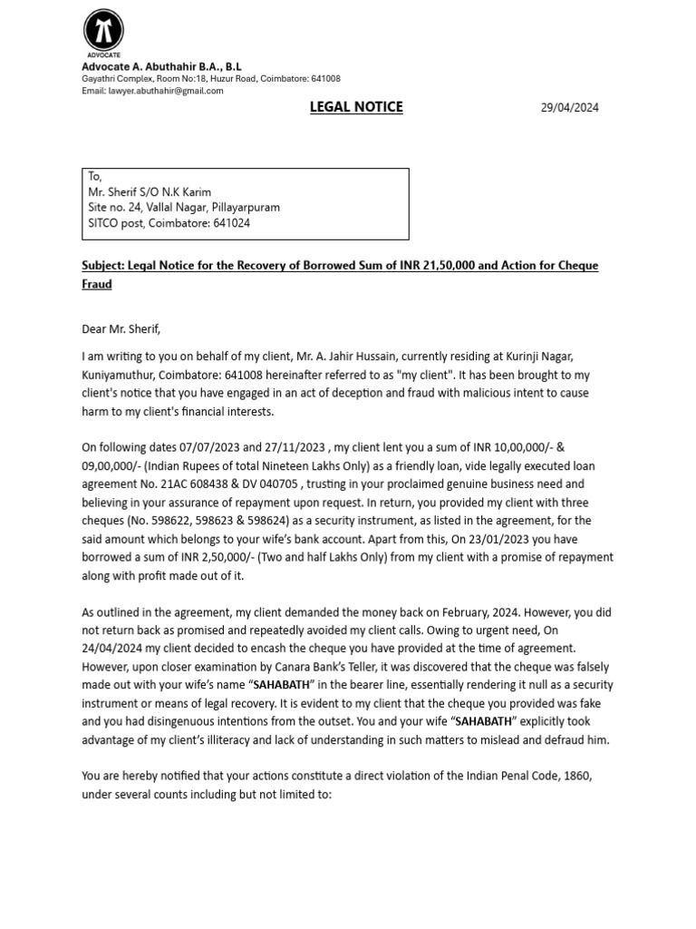 Legal Notice - English | PDF