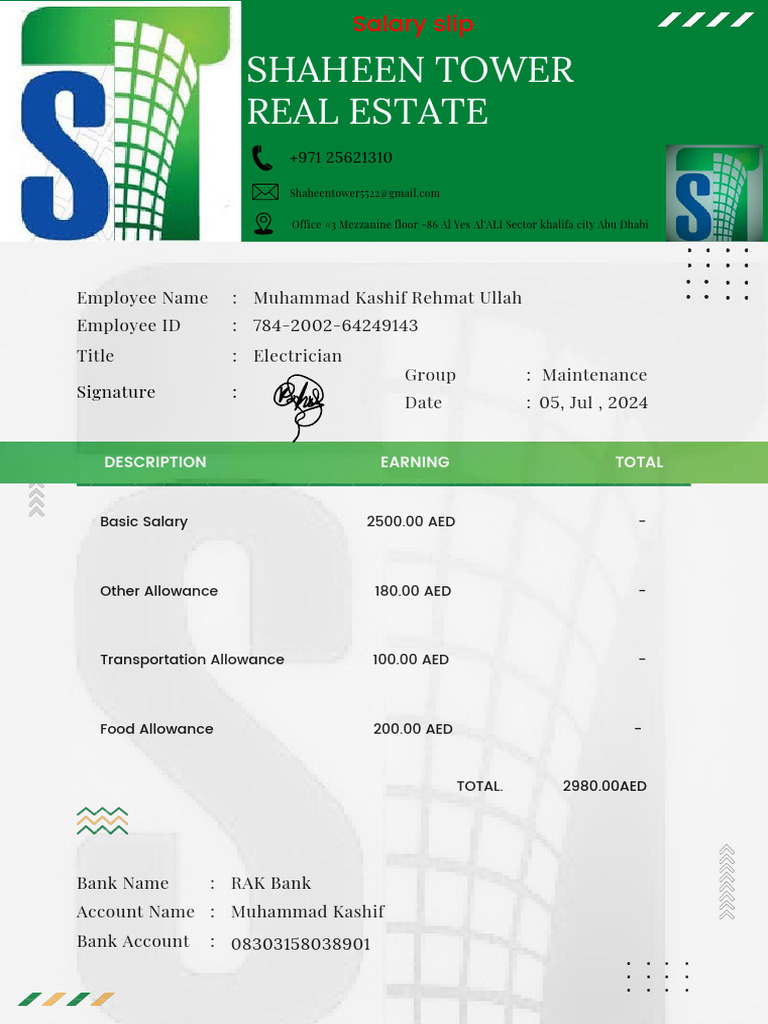 Green & Yellow Simple Salary Payment Invoice - 20240816 - 160228 - 0000 ...