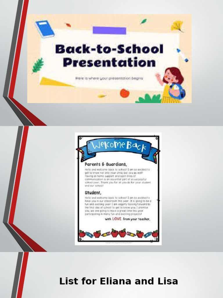 Back To School | PDF