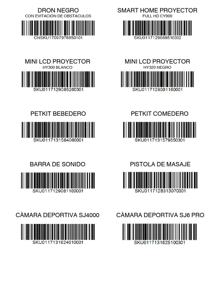 Codigos de Barra | PDF