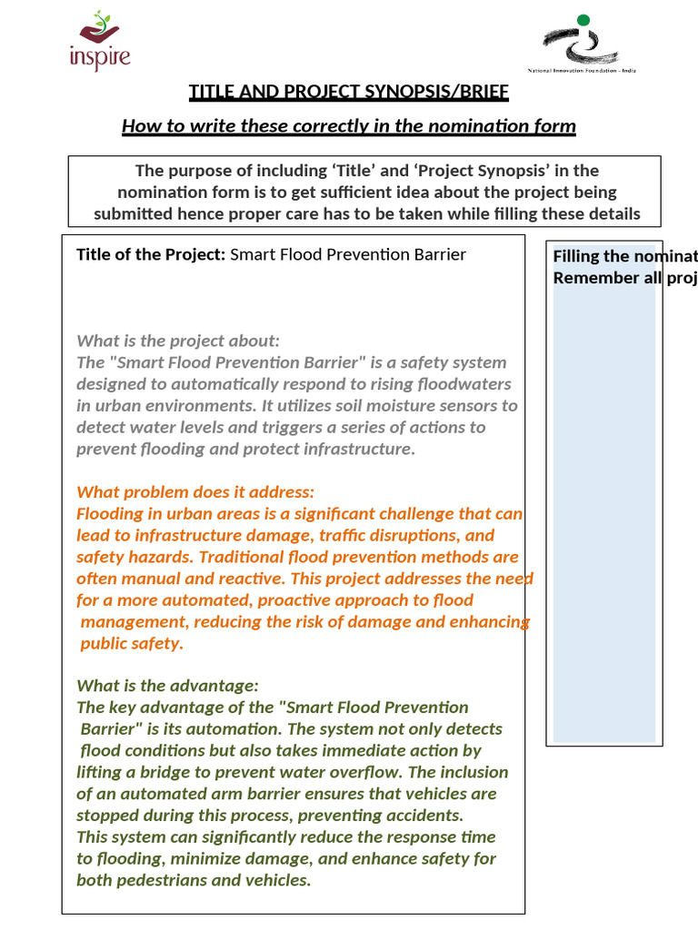 Inspire Manak Synopsis VV | PDF