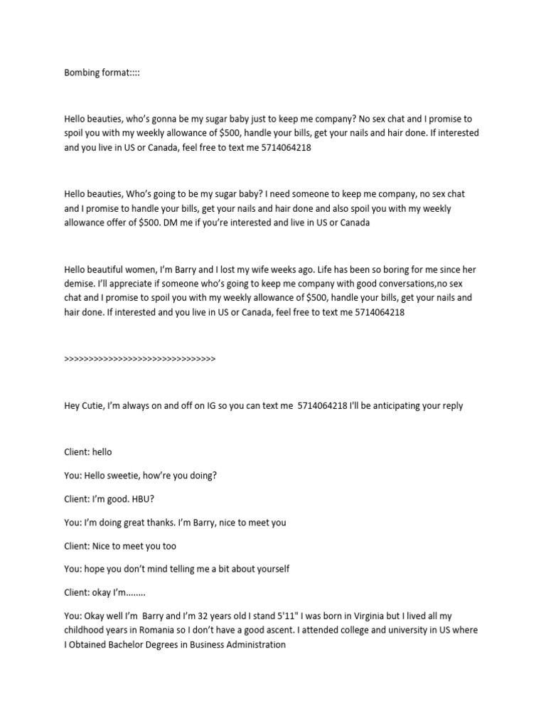 Bombing Format | PDF