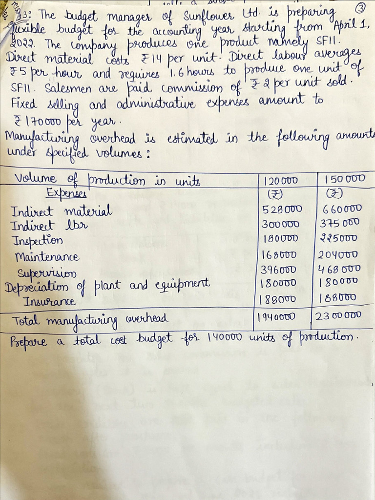 Extra Budget Questions | PDF