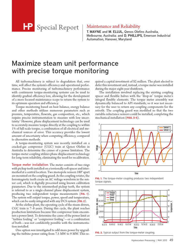 Maximize Steam Unit Performance | PDF