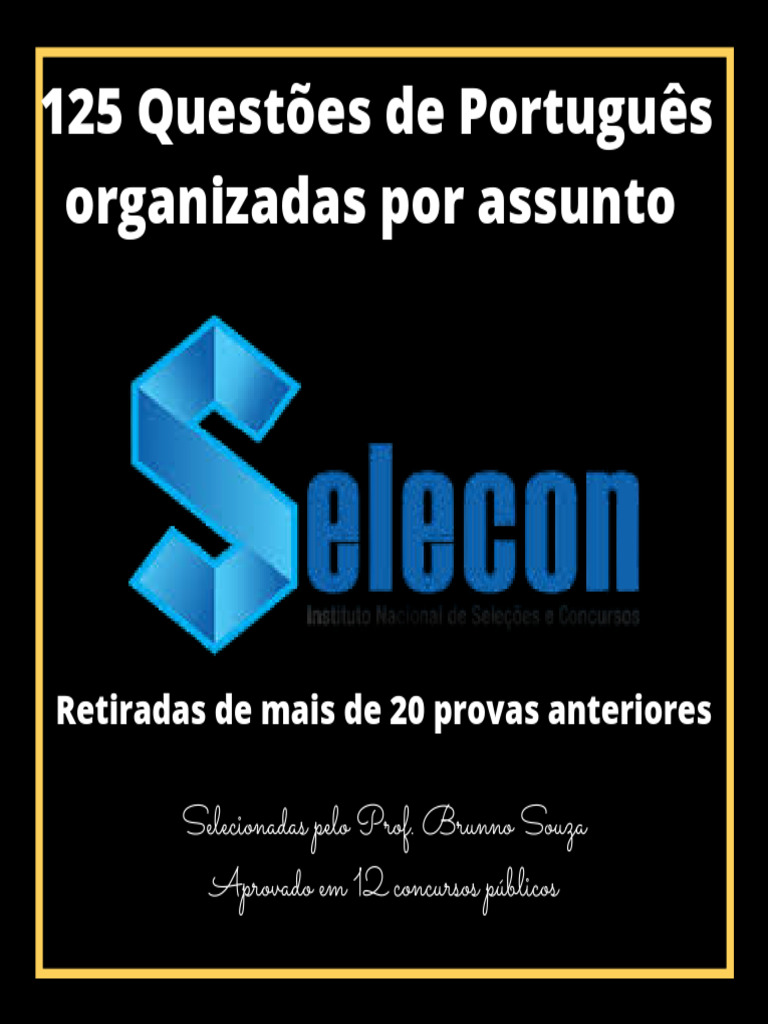 Selecon 125questoes 27mar | PDF