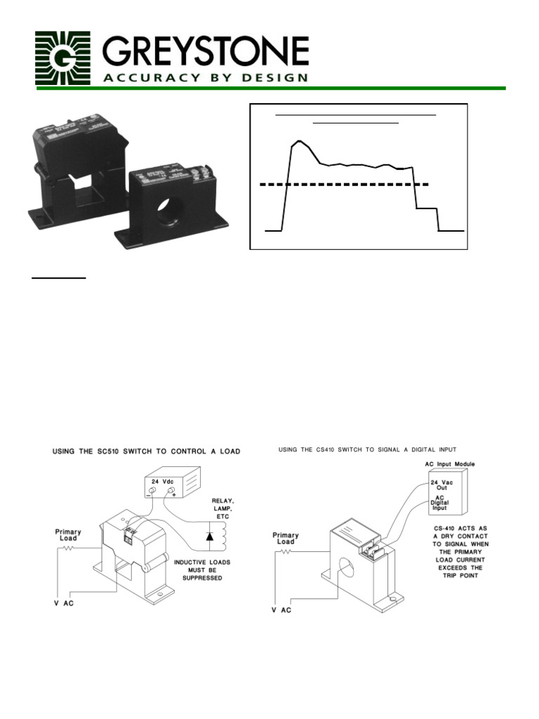 Greystone_Current_Switches_IOM | PDF