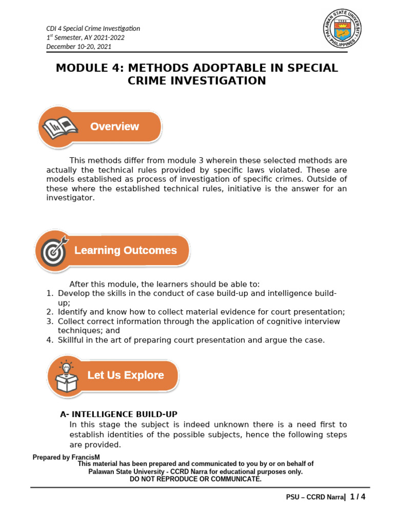 Cdi4 - Module 4 | PDF