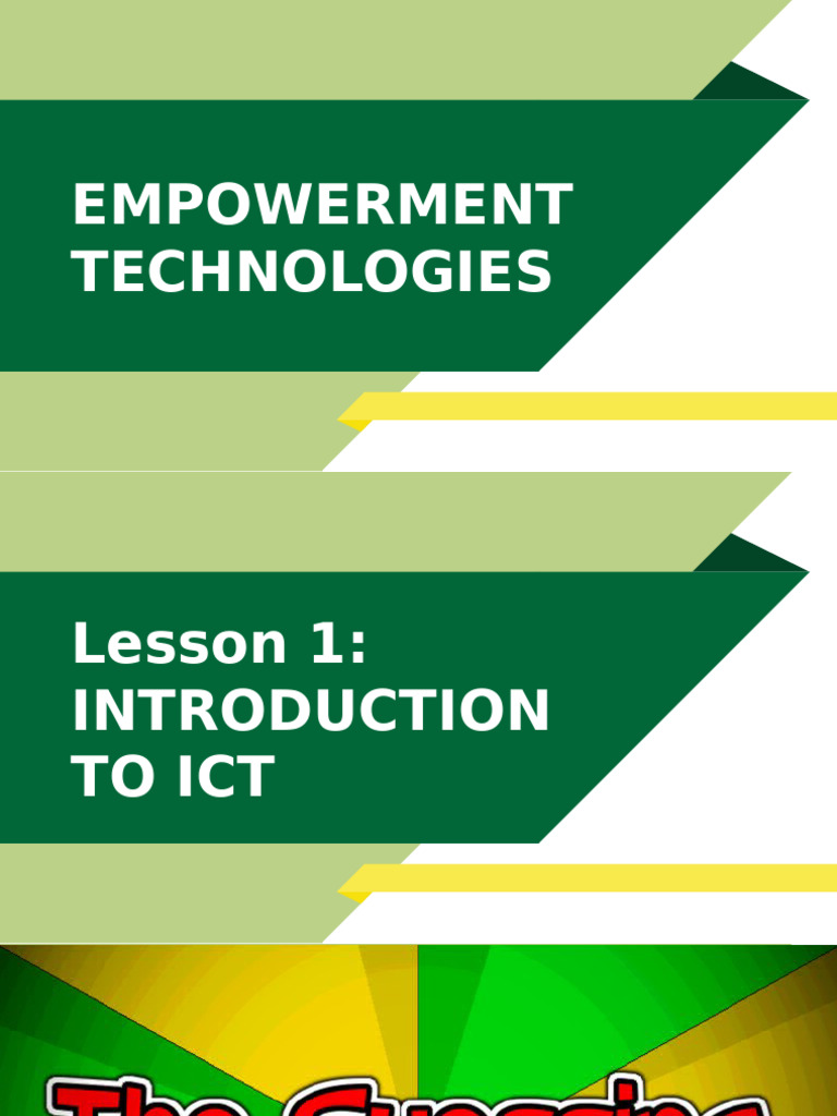 1 Information and Communication Technology Edited | PDF