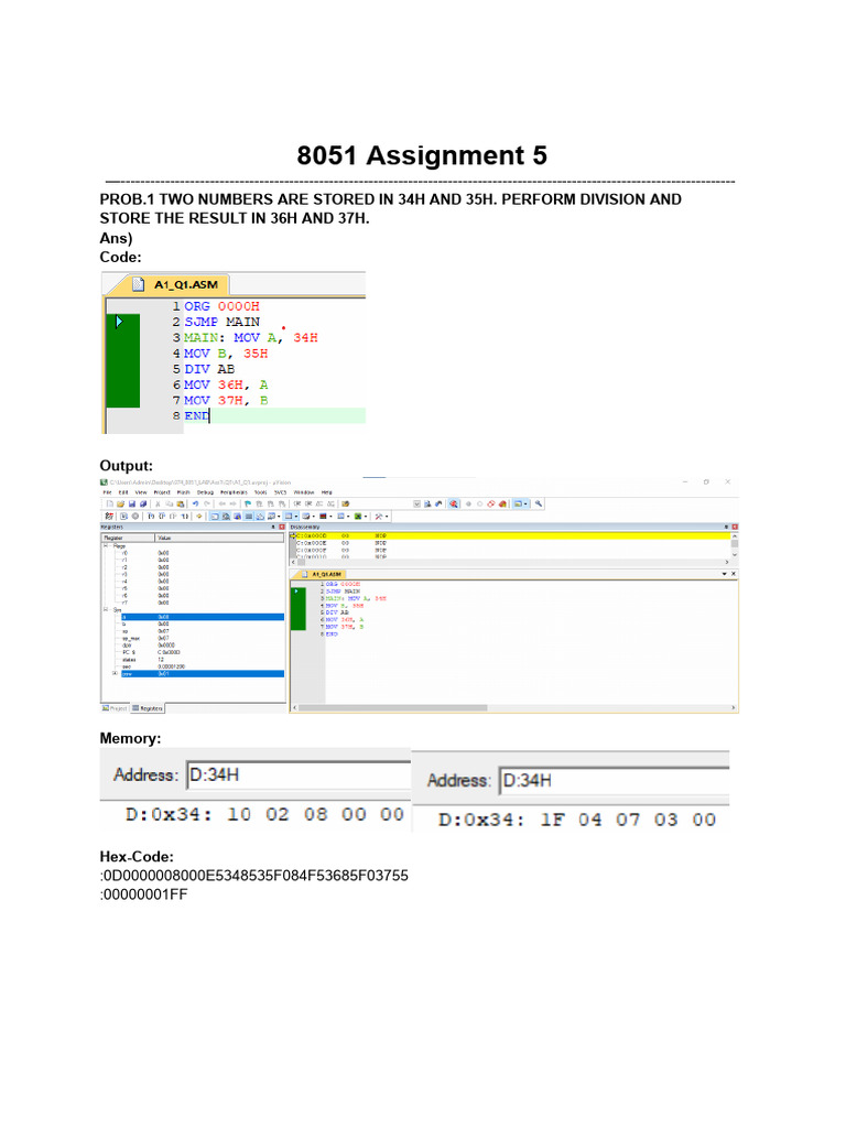 Ass5 8051 907 | PDF