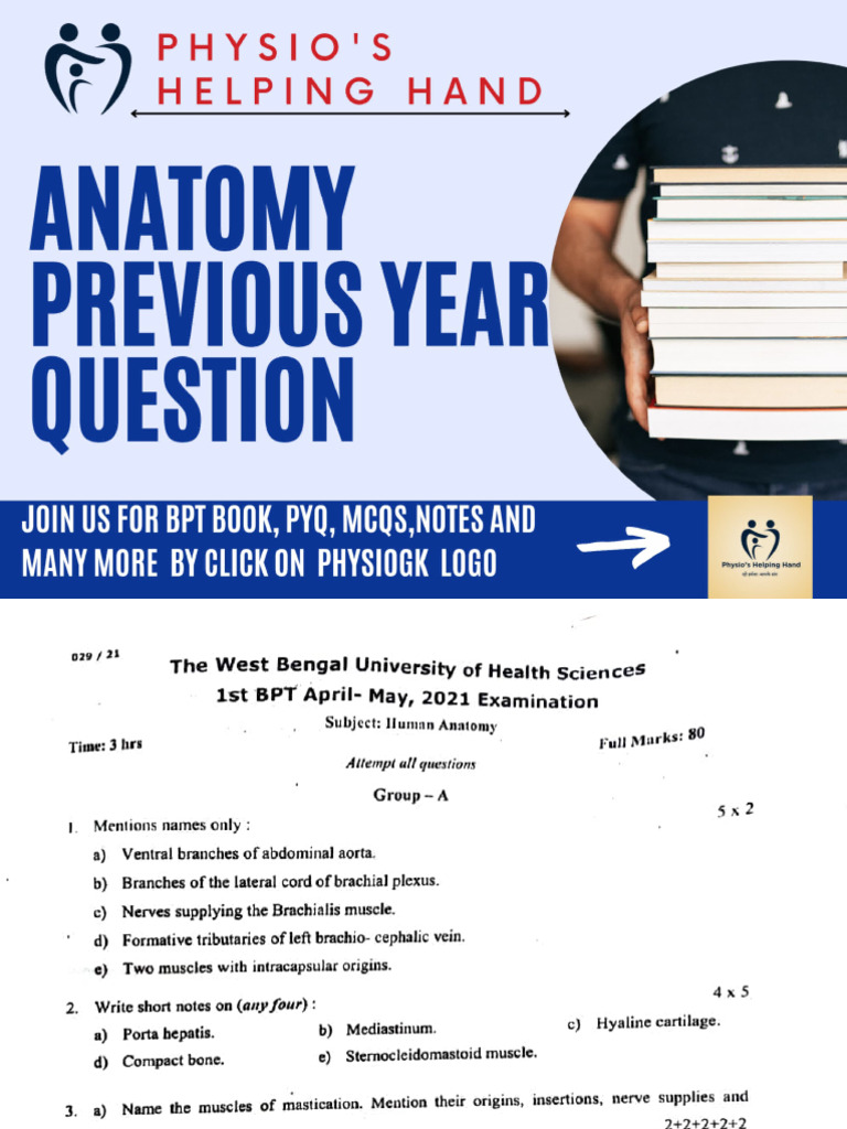 Anatomy Previous Year | PDF