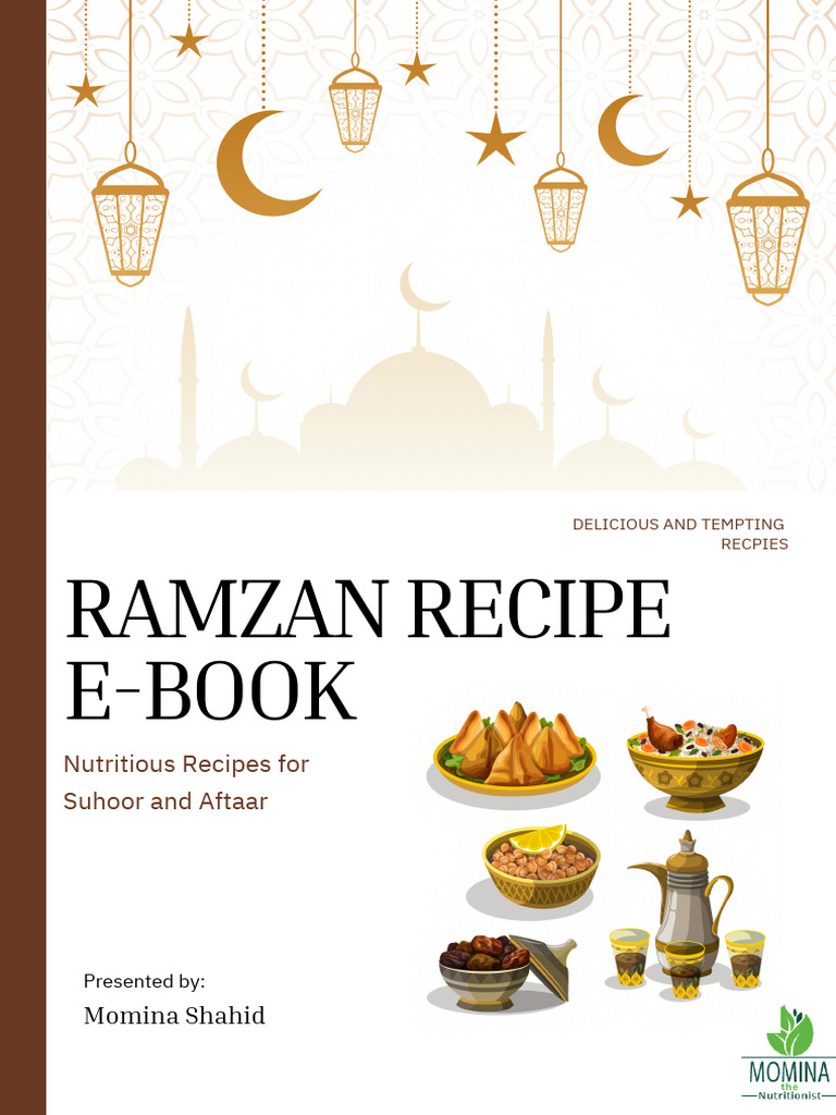 Ramzan Recipe Ebook by Momina Shahid | PDF