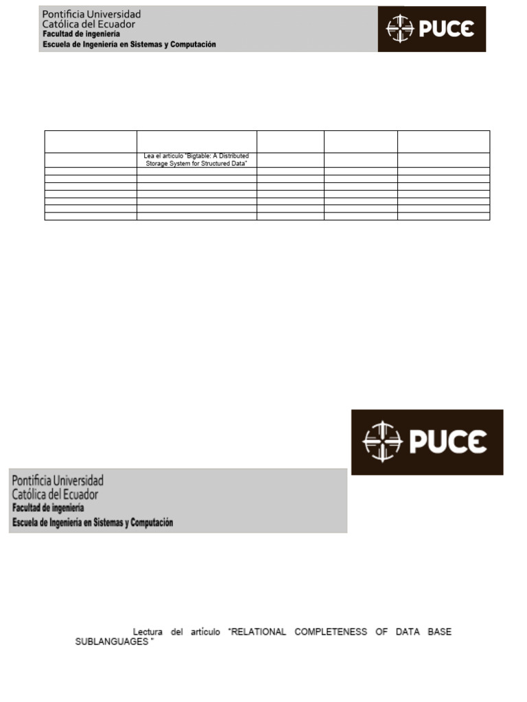 Rivadeneira - Anthony - Bigtable - A Distributed Storage System For Structured Data | PDF