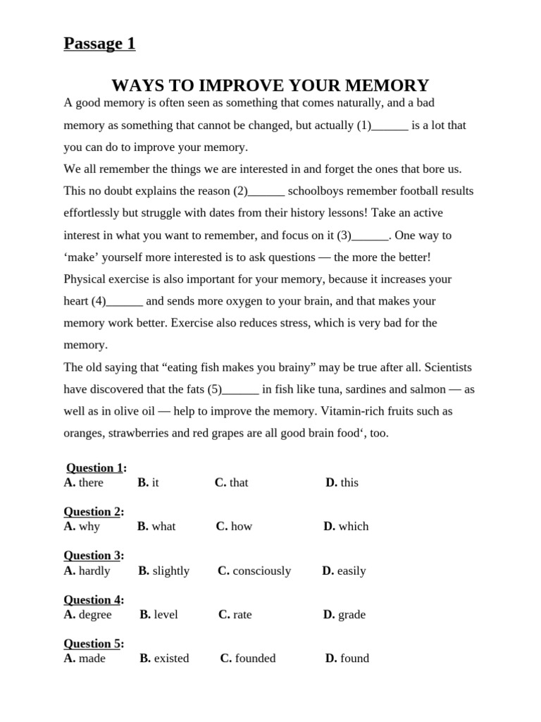Passage 1 | PDF