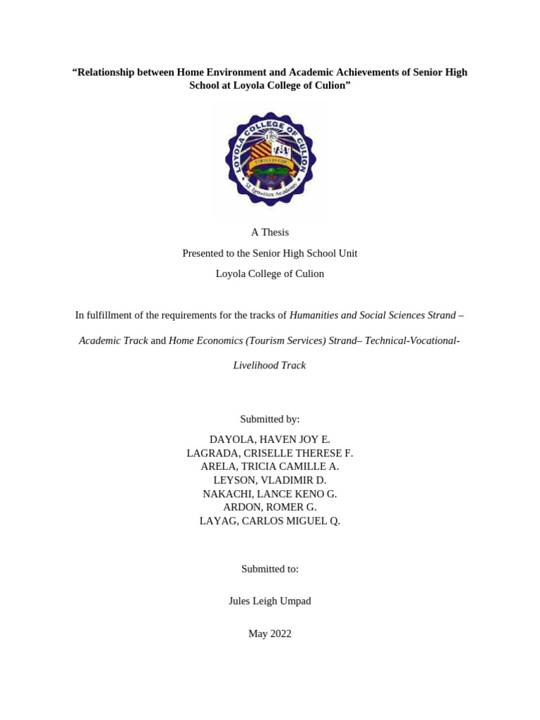 Thesis Final Paper | PDF