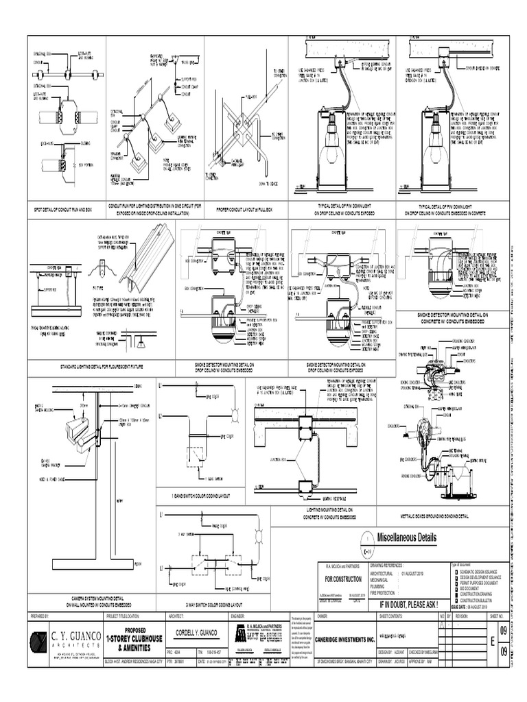 E-09 Miscellaneous Details | PDF