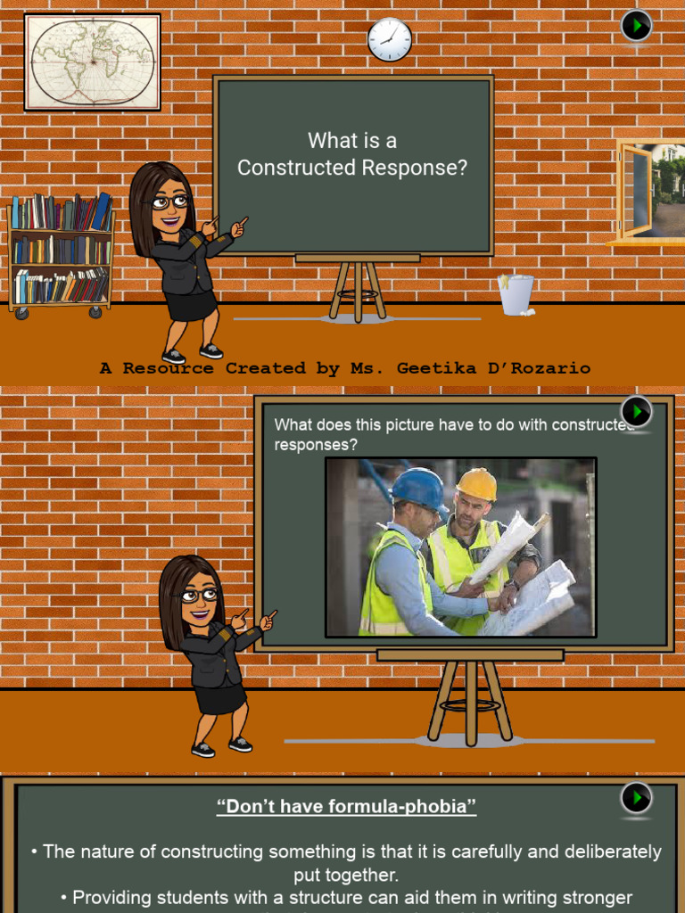 Constructed Response Pdf