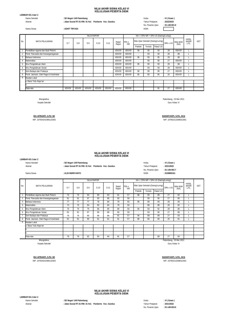 Leger KLS 6a 2022 | PDF