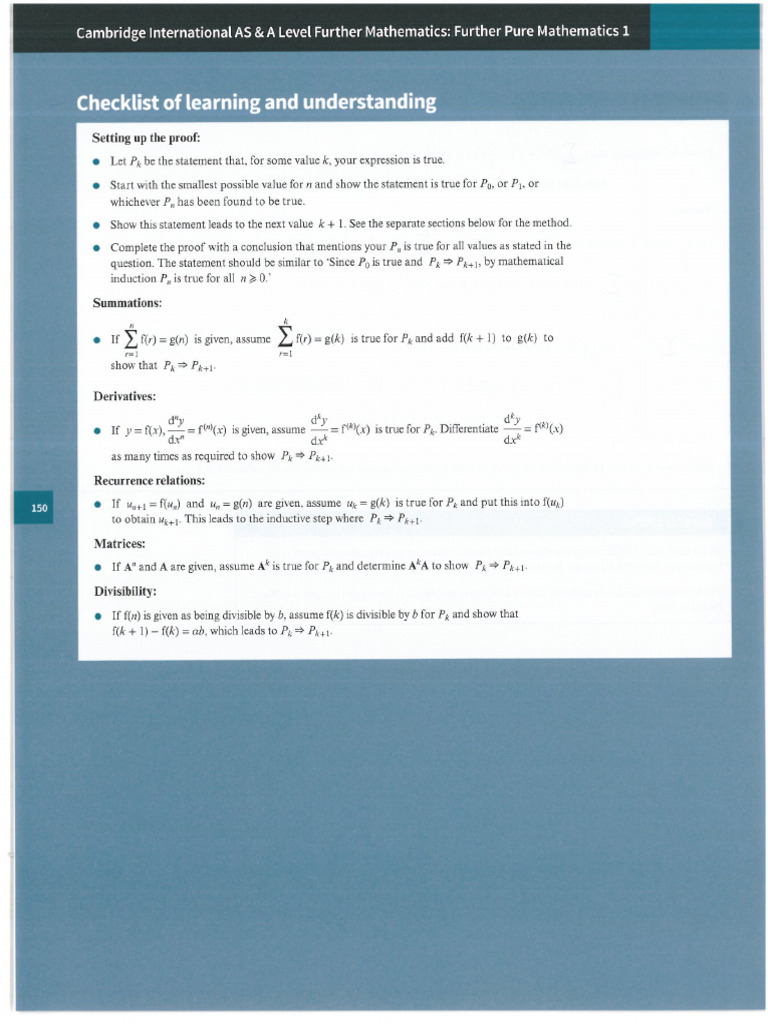 07 Proof by Induction | PDF