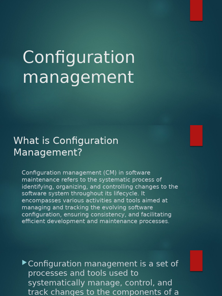 Configuration Management | PDF