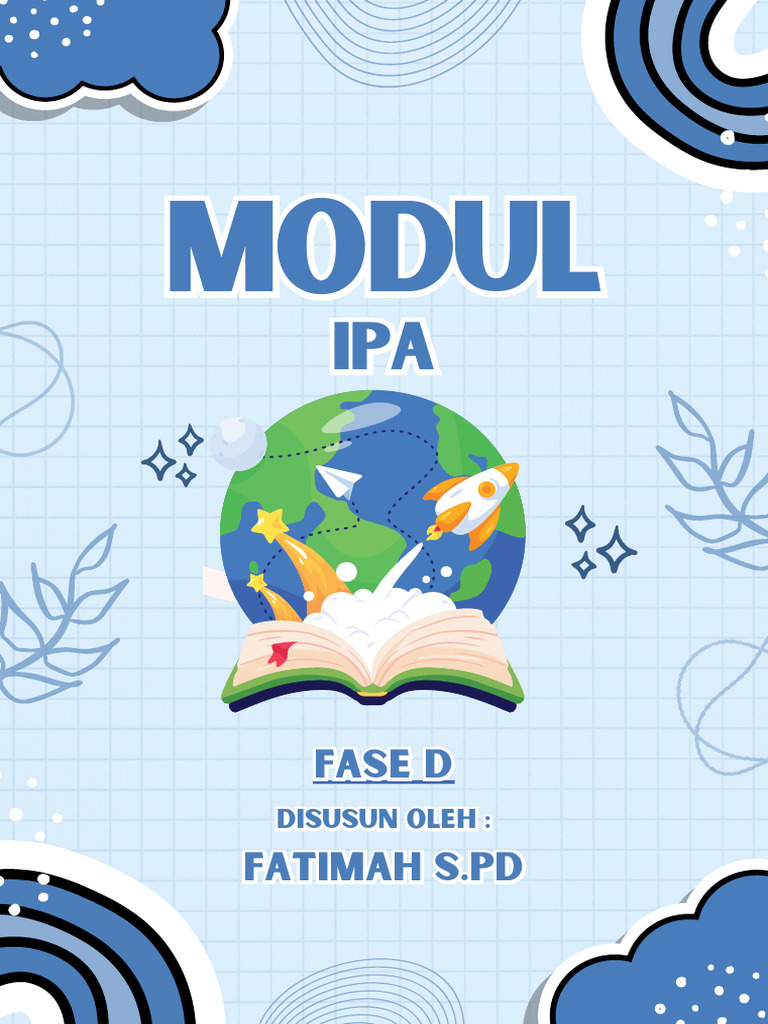 Biru Warna Warni Ilustratif Sampul Modul Ajar Matematika Dokumen A4 | PDF