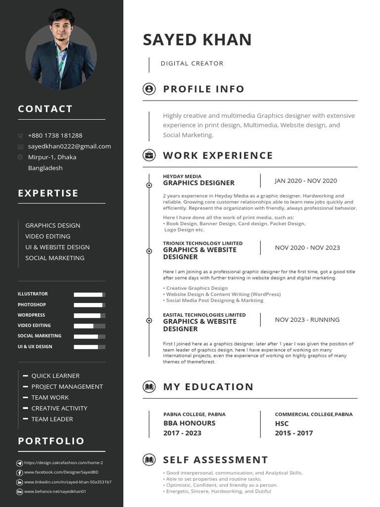CV Resume Sayed Khan-1 | PDF CV Resume Sayed Khan-1 | PDF