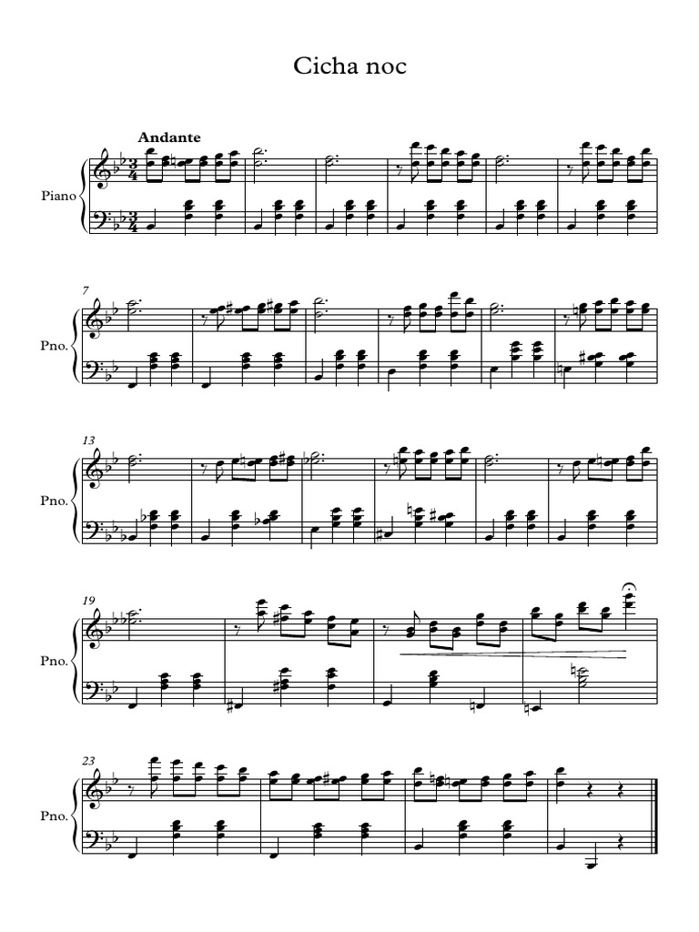 Cicha Noc | PDF