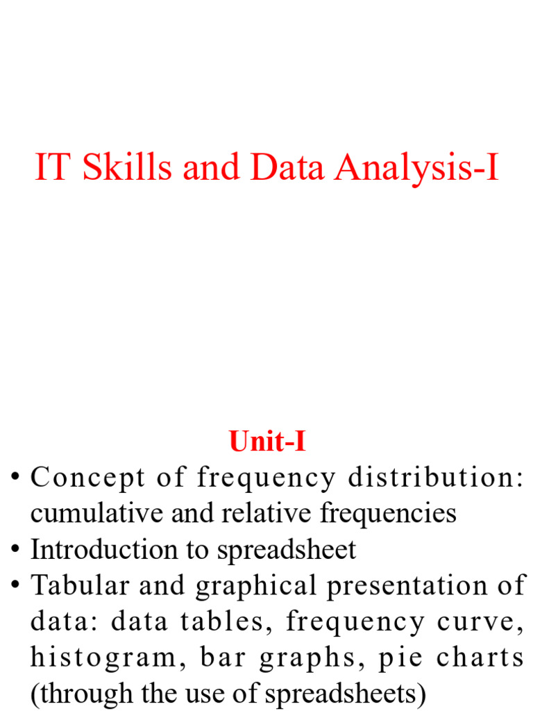 Unit-1 IT Skills Part-2 1 Edited | PDF