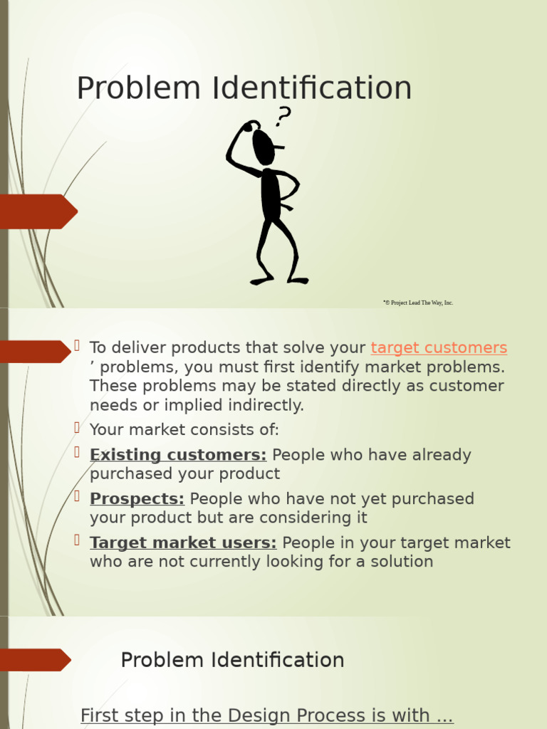 Identify The Problem | PDF