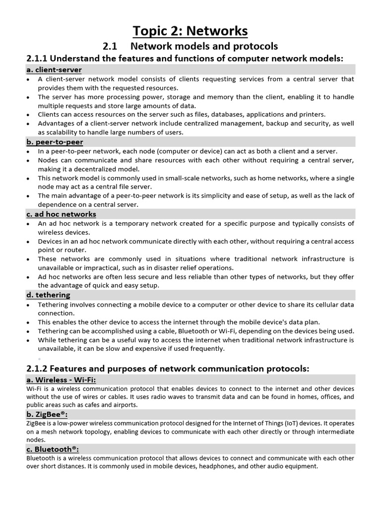 Unit 1 - Chapter 2 - Notes | PDF