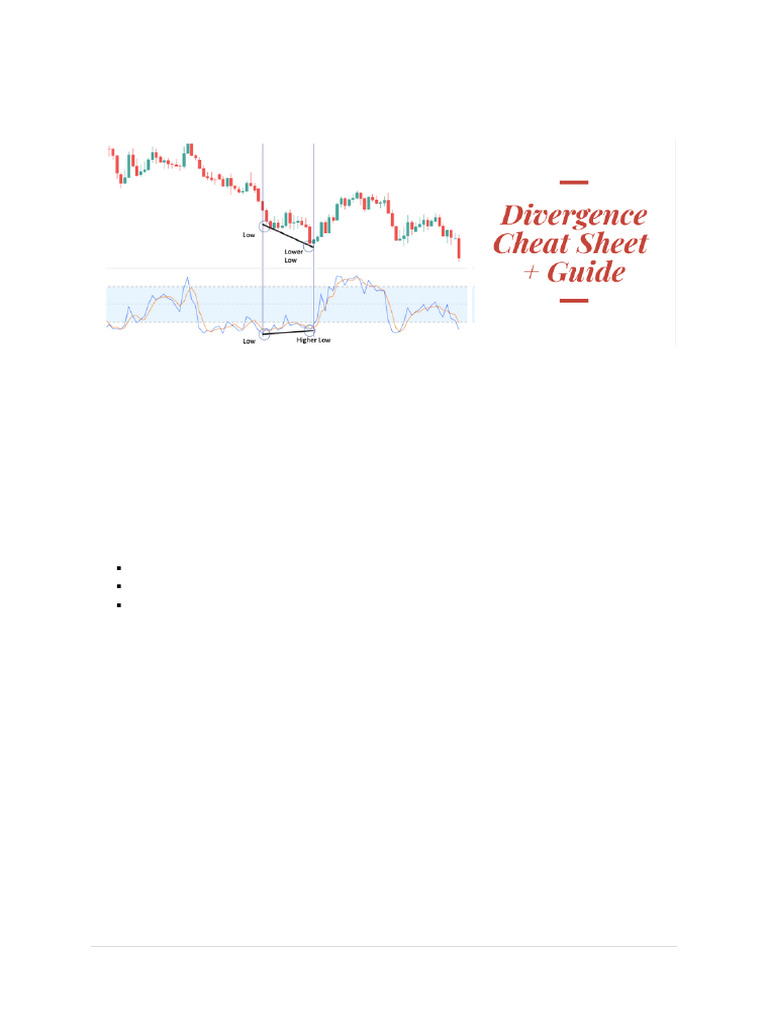 MACD Divergence Cheat Sheet | PDF