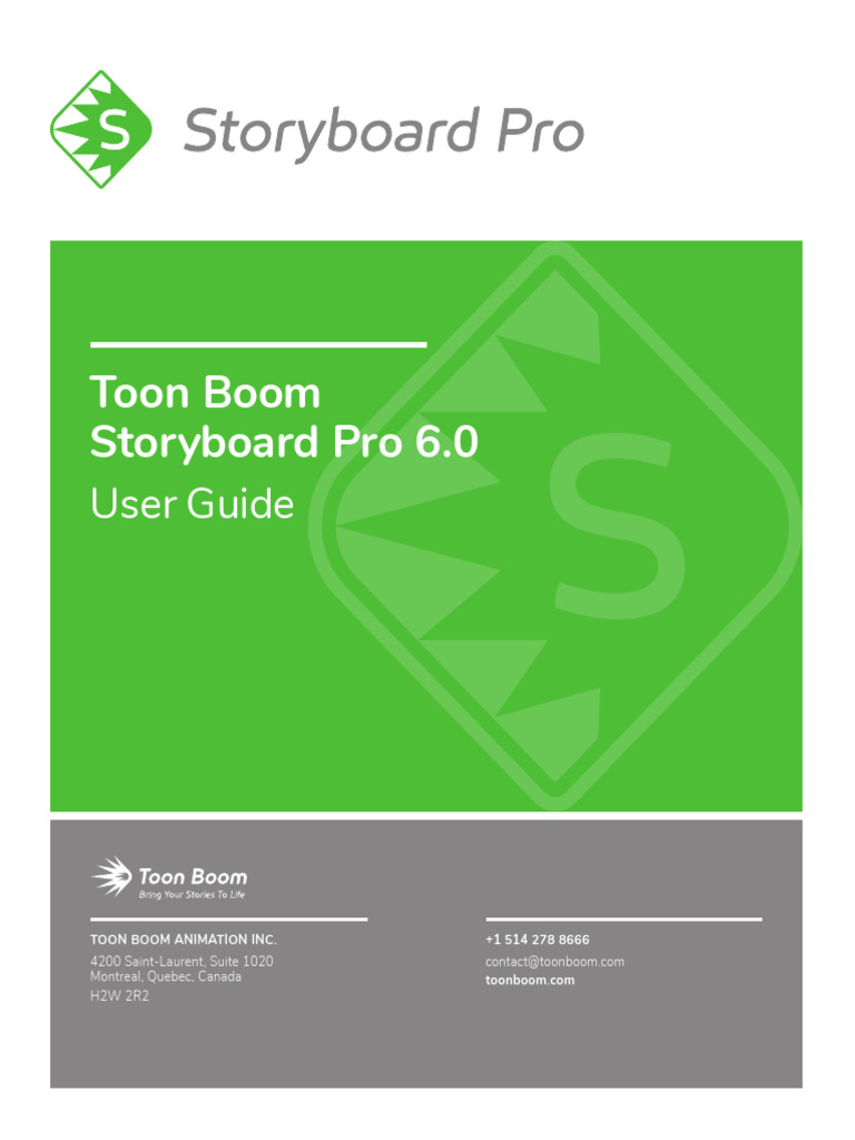Toon Boom Storyboard Pro 6 User Guide (PDFDrive) | PDF