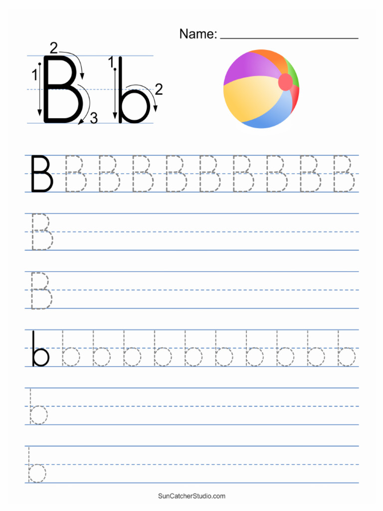 Letter B Tracing | PDF