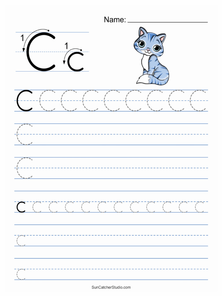 Letter C Tracing | PDF