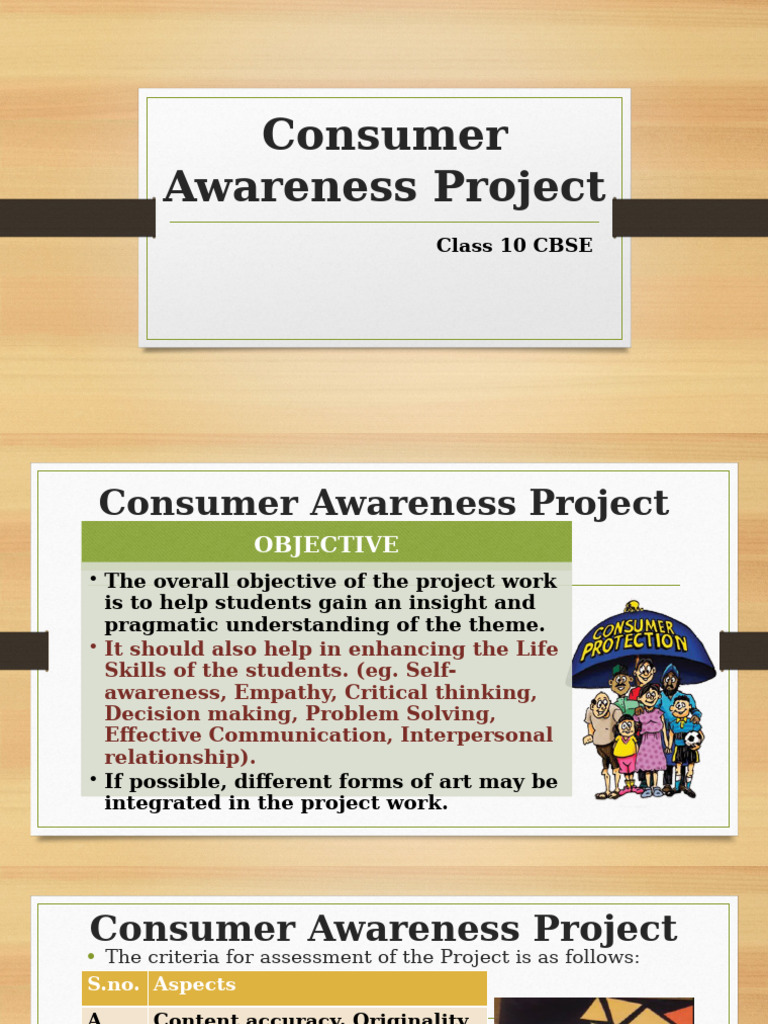 Consumer Awareness Project | PDF