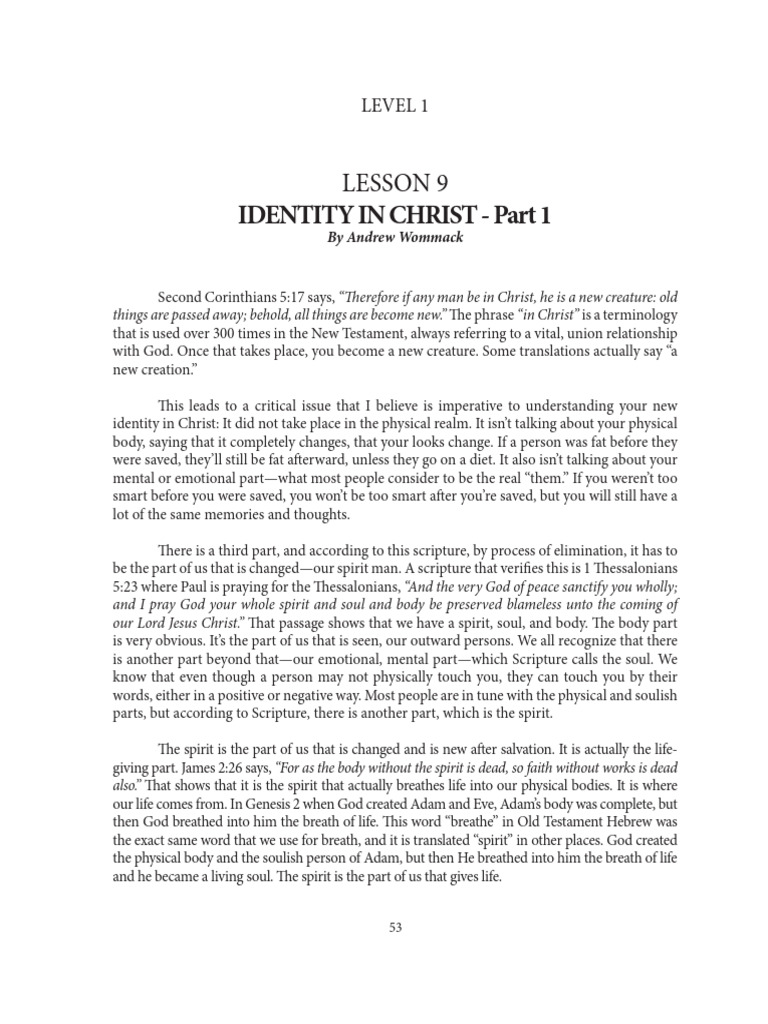 Discipleship Evangelism Study Guide Language English Level 1 Lesson 9 | PDF