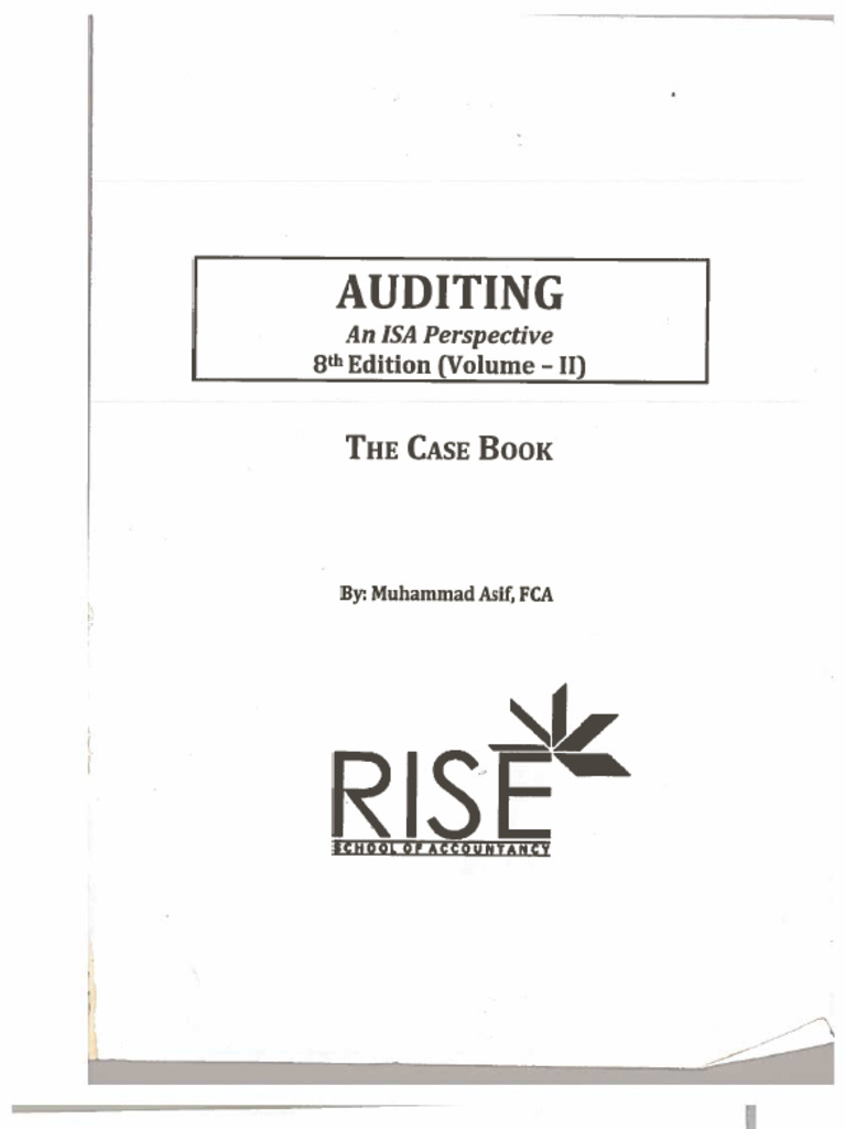 Audit Rise - The Case Study Book | PDF