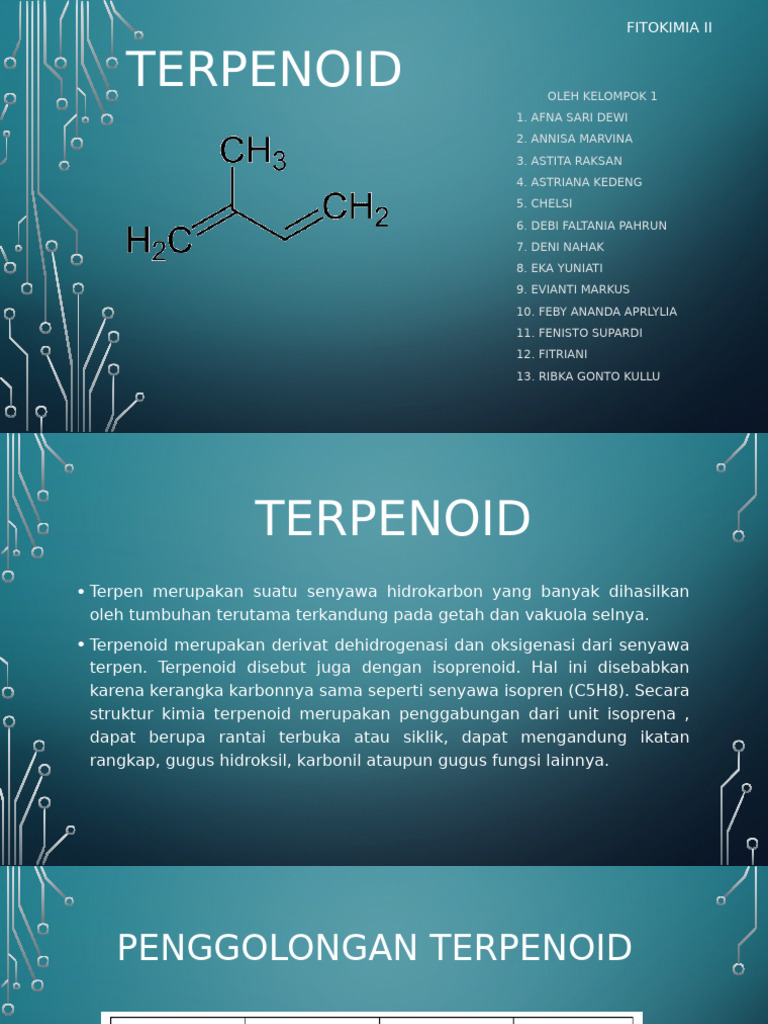 Terpenoid KLP 1-1 | PDF