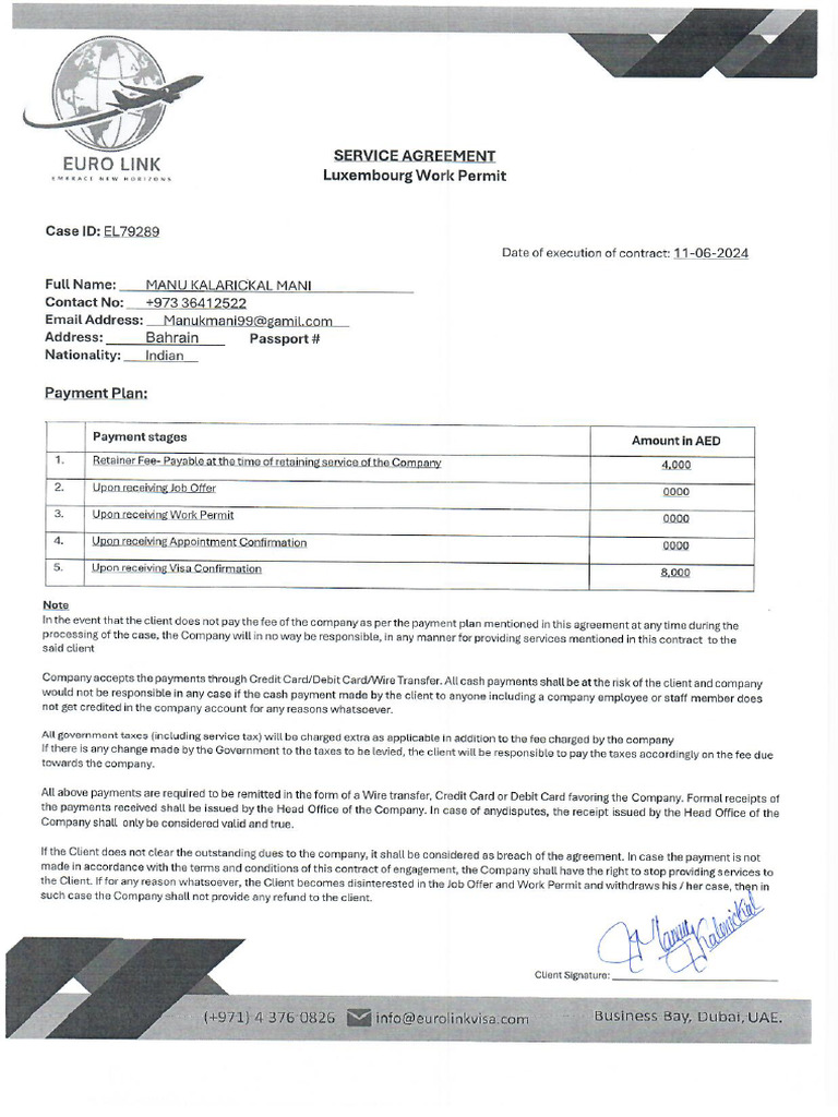 Signed Agreement | PDF