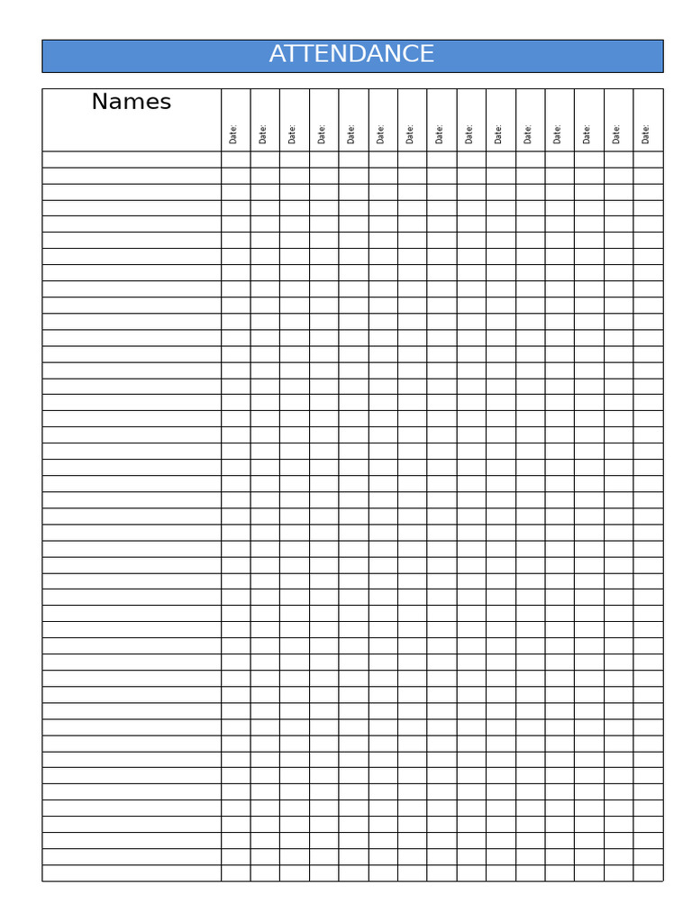 Attendance | PDF