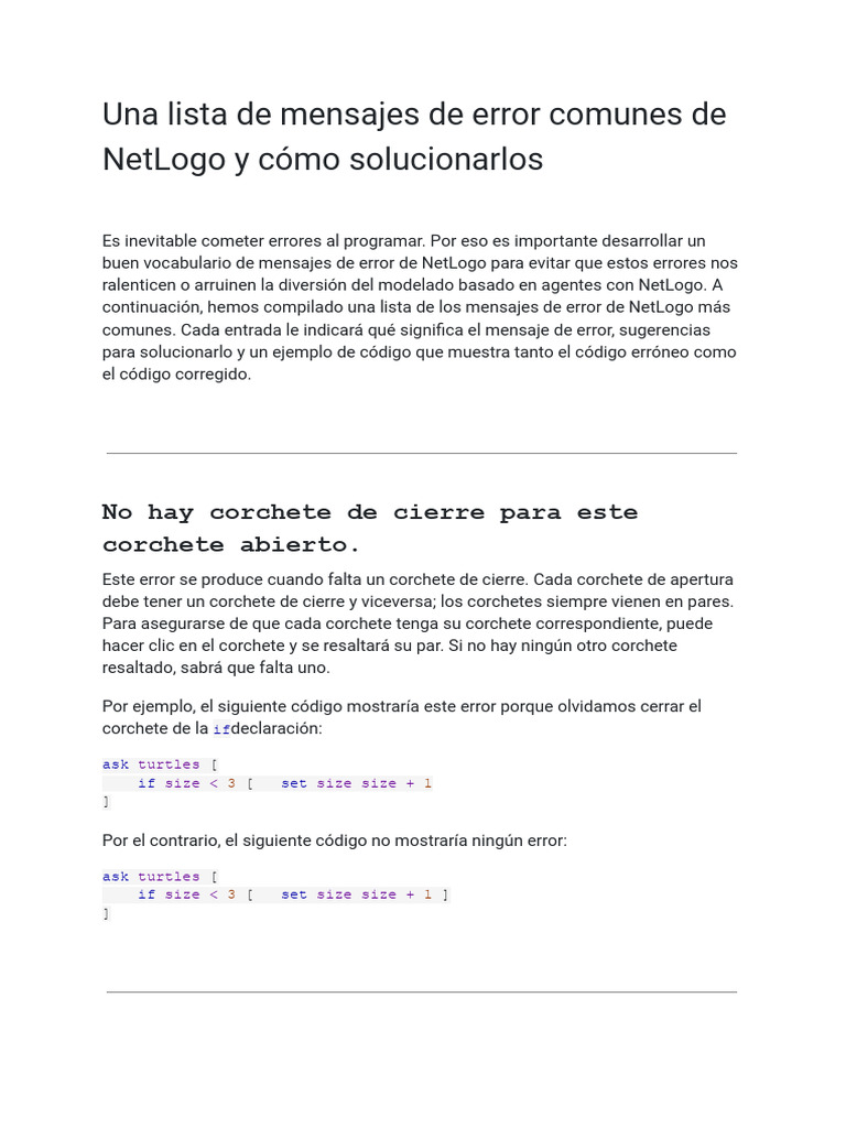 Netlogo 2 | PDF