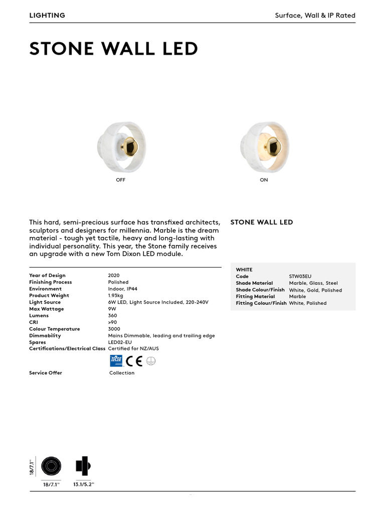 Stone Wall LED | PDF