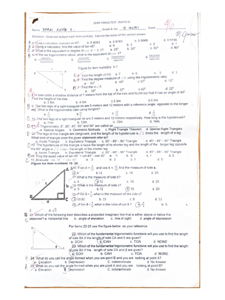 MATH-TEST-PAPERS | PDF