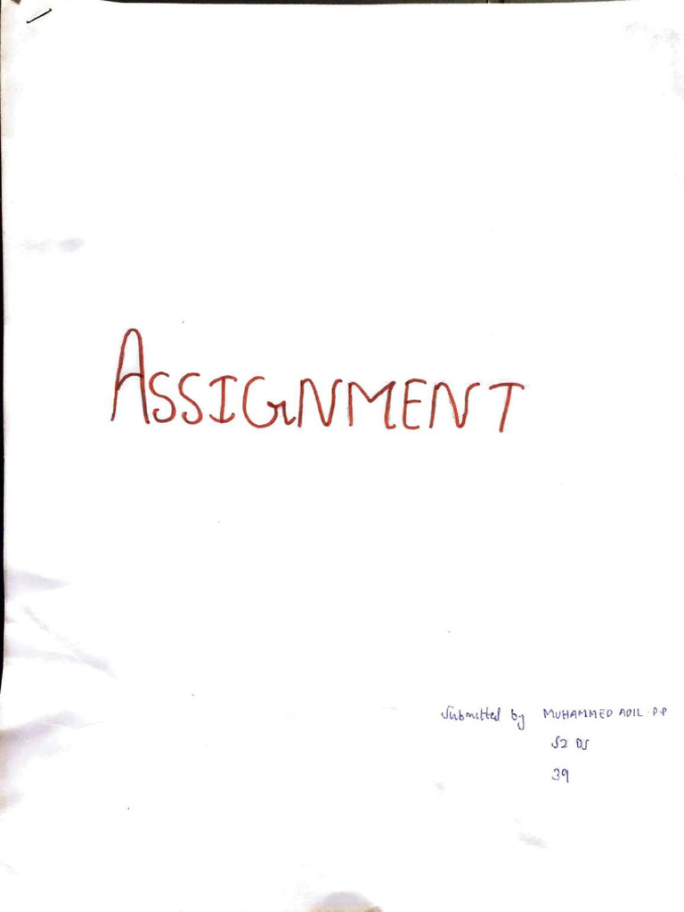 Bce Assignment 1 39s2ds - Compressed | PDF