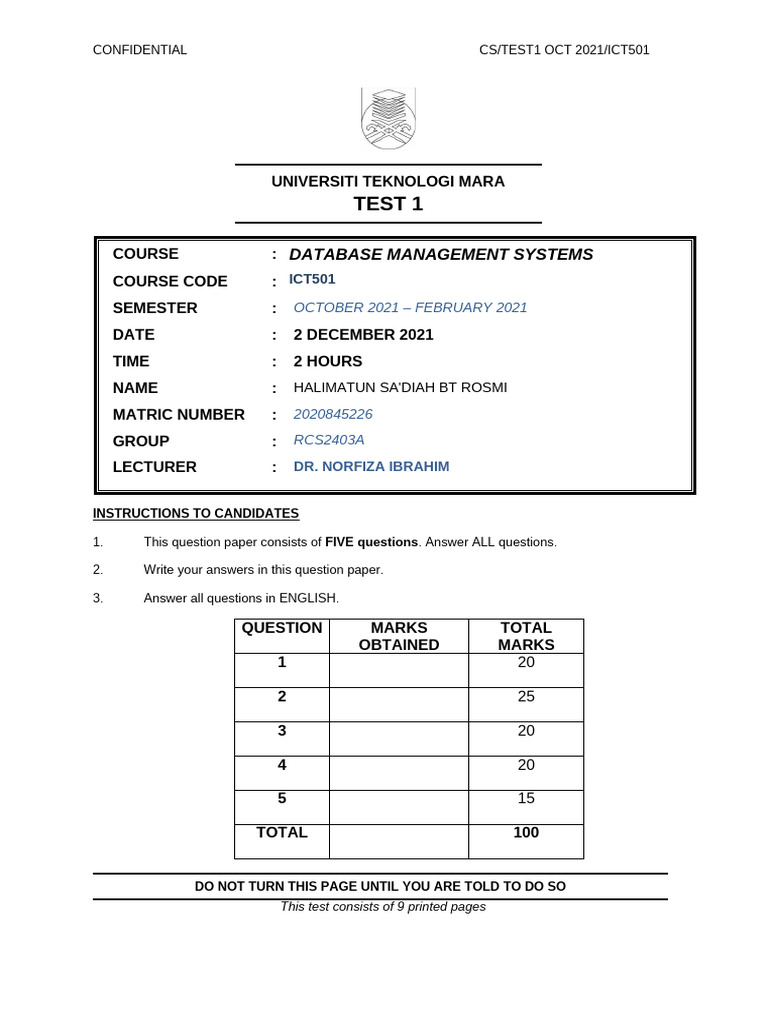 Paper Database System | PDF
