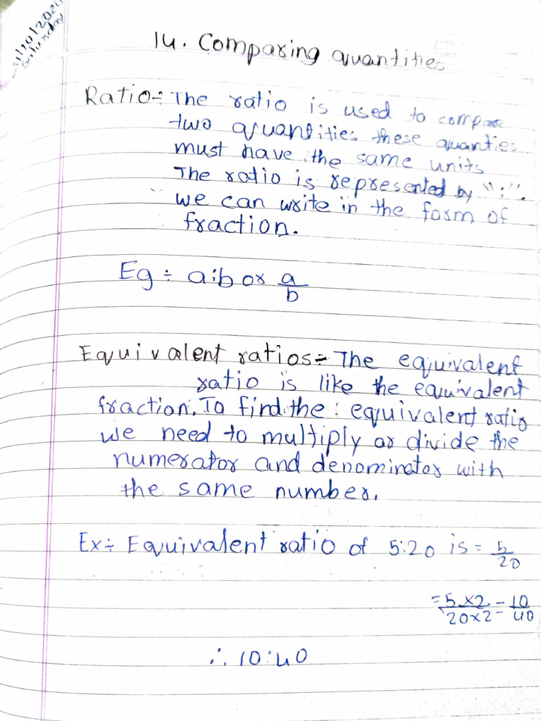 Paring Quantities Upto 14.1 20 Questions | PDF