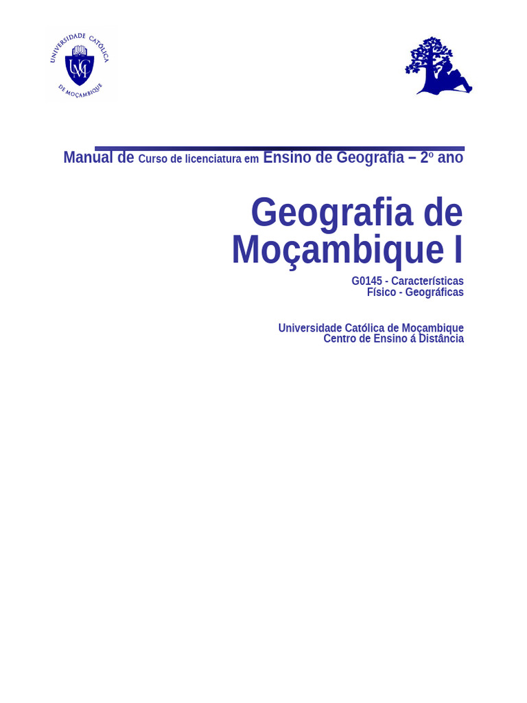 Geografia de Mocambique I Modulo | PDF