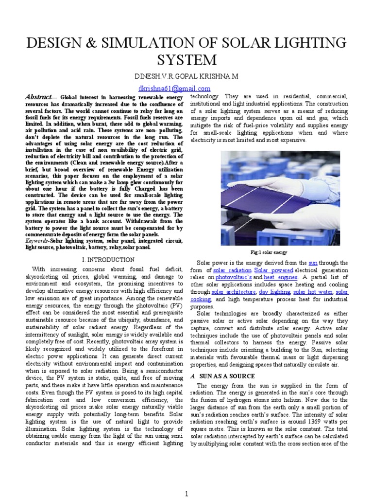 Solar Ieee | PDF | Solar Energy | Photovoltaics